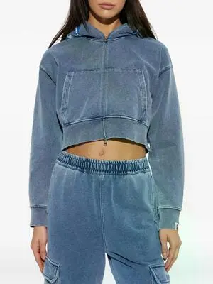 A BATHING APE Shark Cropped Hoodie