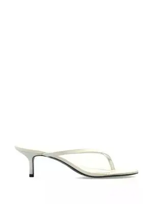 BLACK SUEDE STUDIO Tash 50 Thong Sandals - Neutrals