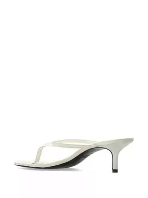 BLACK SUEDE STUDIO Tash 50 Thong Sandals - Neutrals