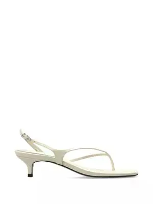 Black Suede Studio Slingback Sandals For Women