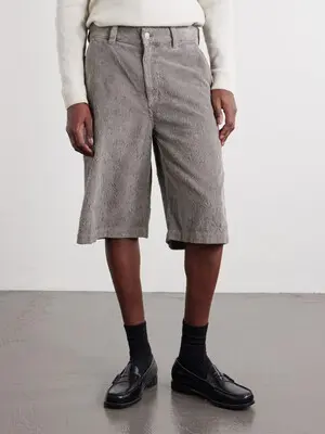 MFPEN Edition Straight-leg Cotton-corduroy Shorts