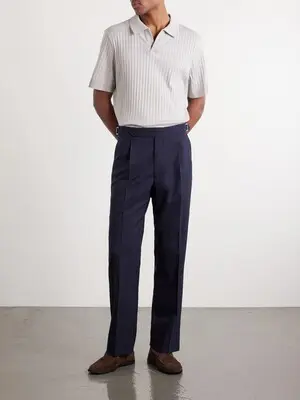 Mr P. Knitted Cotton Polo Shirt