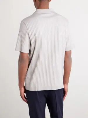Mr P. Knitted Cotton Polo Shirt