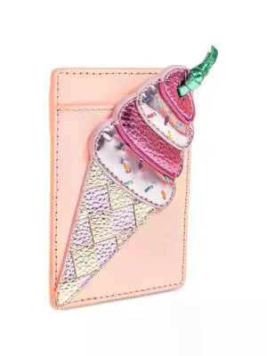 Kurt Geiger Ice-cream Appliqué Card Holder - Neutrals