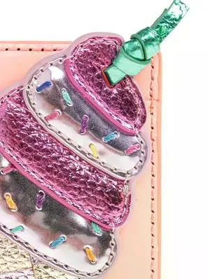 Kurt Geiger Ice-cream Appliqué Card Holder - Neutrals