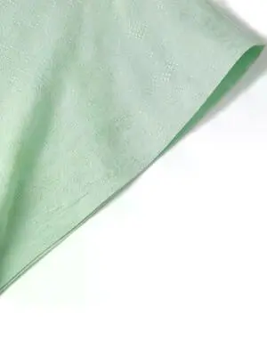 Shanghai Tang Tang Jacquard Asymmetric Dress - Green