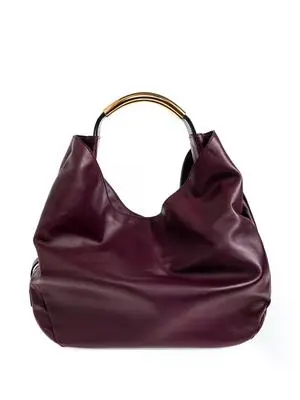 Moschino Handle Me Logo-plaque Tote Bag