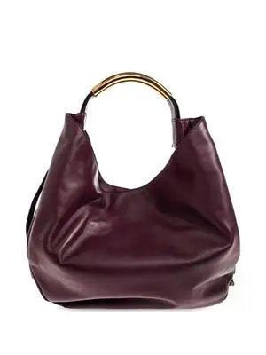 Moschino Handle Me Logo-plaque Tote Bag