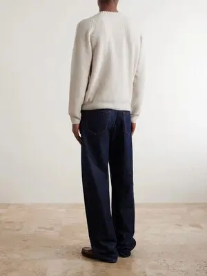 John Smedley Bill Nighy Cashmere And Wool-blend Sweater