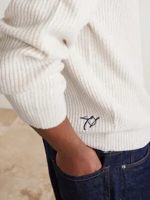 John Smedley Bill Nighy Cashmere And Wool-blend Sweater