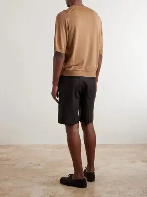 John Smedley Bill Nighy Knitted Merino Wool T-shirt