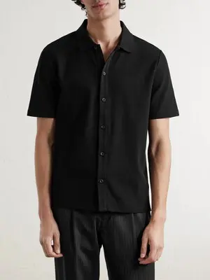 Mr P. Organic Cotton Shirt - Black
