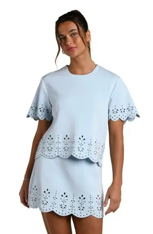 La Blanca Crewneck T-shirt - Drift