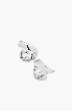 YOJ Afar Stud Earrings - Silver