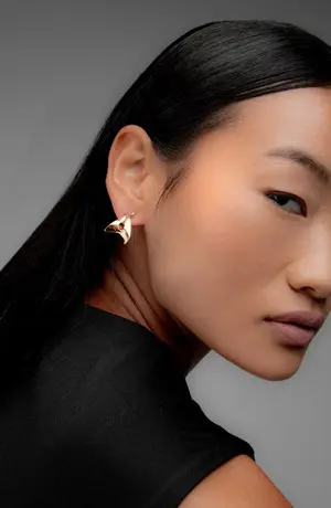 YOJ Claw Double Hoop Earrings