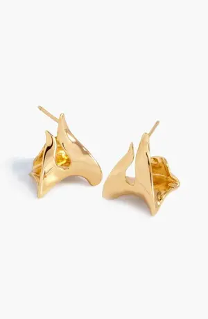 YOJ Claw Double Hoop Earrings