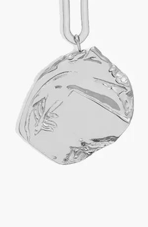 YOJ Molten Plate Pendant Necklace
