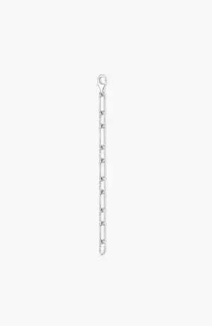 YOJ Oto Rope Detail Chain Bracelet In Plated Metal