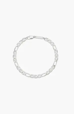 YOJ Figaro Chain Bracelet - Silver