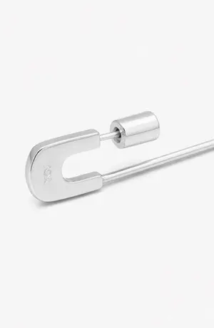 YOJ Pin Hoop Earring