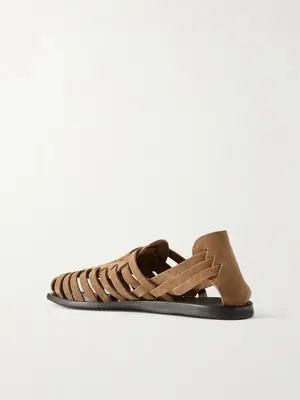 Mr P. Suede Huarache Sandals