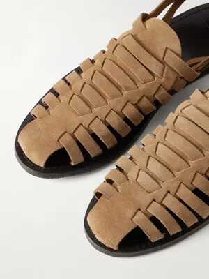 Mr P. Suede Huarache Sandals