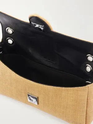 Jacquemus Le Bambino Chaîne Raffia-effect Shoulder Bag - Neutrals