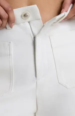 Spanx Supersmooth 5-inch Stretch Twill Shorts - Ivory