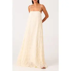 SNDYS. Louisiana Smock Maxi Dress - Shell