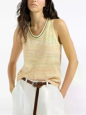 Brunello Cucinelli Striped Camis Tanks For Women