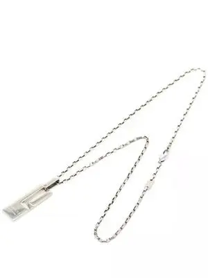 Gucci Sterling Pendant Necklace - Silver