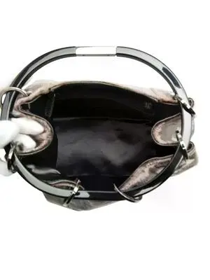 Gucci 20th Century Velvet Ring Bucket Bag