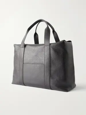 METIER Racer 53 Full-grain Leather Tote Bag - Brown