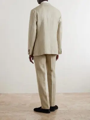 SLOWEAR Slim-fit Linen Blazer