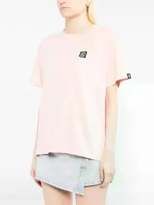 AGNES B. Floral Label T-shirt