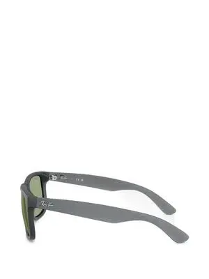 Ray-ban Justin Classic Square-frame Sunglasses - Grey