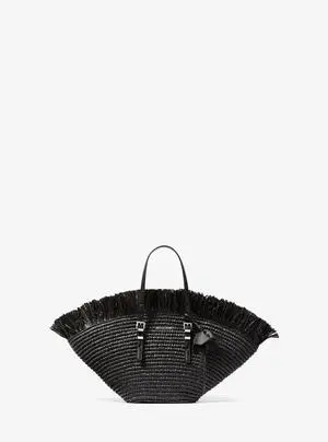 Michael Kors Isa Hand-crocheted Tote Bag - Black