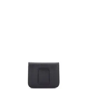 Hermès Constance Slim Wallet Epsom - Black