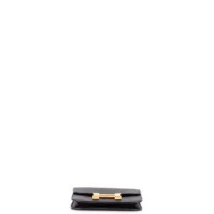 Hermès Constance Slim Wallet Epsom - Black