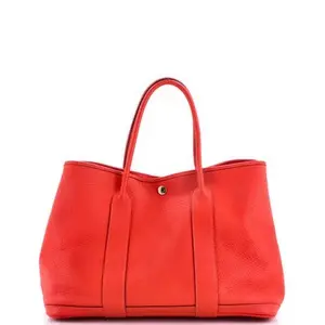 Hermès Garden Party Tote Leather 36 - Red