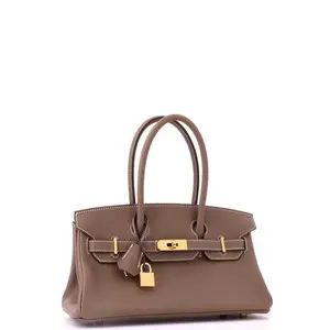 Hermès Shoulder Light Birkin Bag Evercolor 29 - Grey