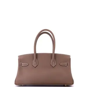 Hermès Shoulder Light Birkin Bag Evercolor 29 - Grey