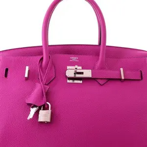 Hermès Birkin Handbag Togo With Palladium Hardware 30