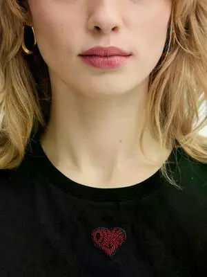 Pinko Heart-appliqué Tank Top