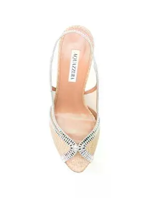 AQUAZZURA Wild Aurora Crystal-embellished Sandals