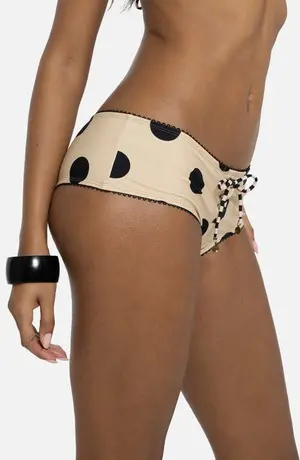 JADED LONDON Polka Dot Hot Pant Bikini Bottom