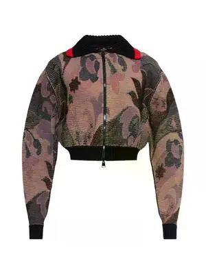 Etro Floral-jacquard Zip-up Jacket
