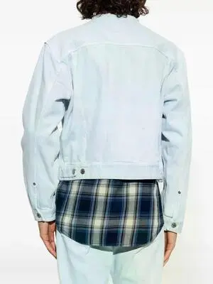 Dsquared2 Frayed-edge Denim Jacket - Blue