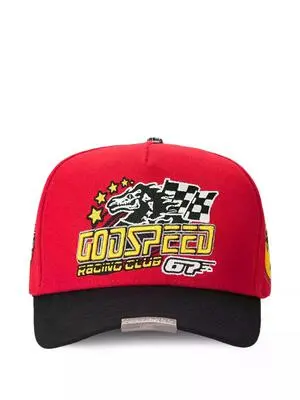 GODSPEED Grc Members Embroidered Trucker Hat - Red