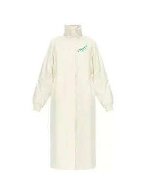 WILLY CHAVARRIA Logo-embroidered Drawstring Jacket - Neutrals